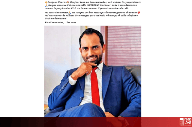 Ismael Rawoo apporte son soutien à l’Alliance du Changement - Radio One